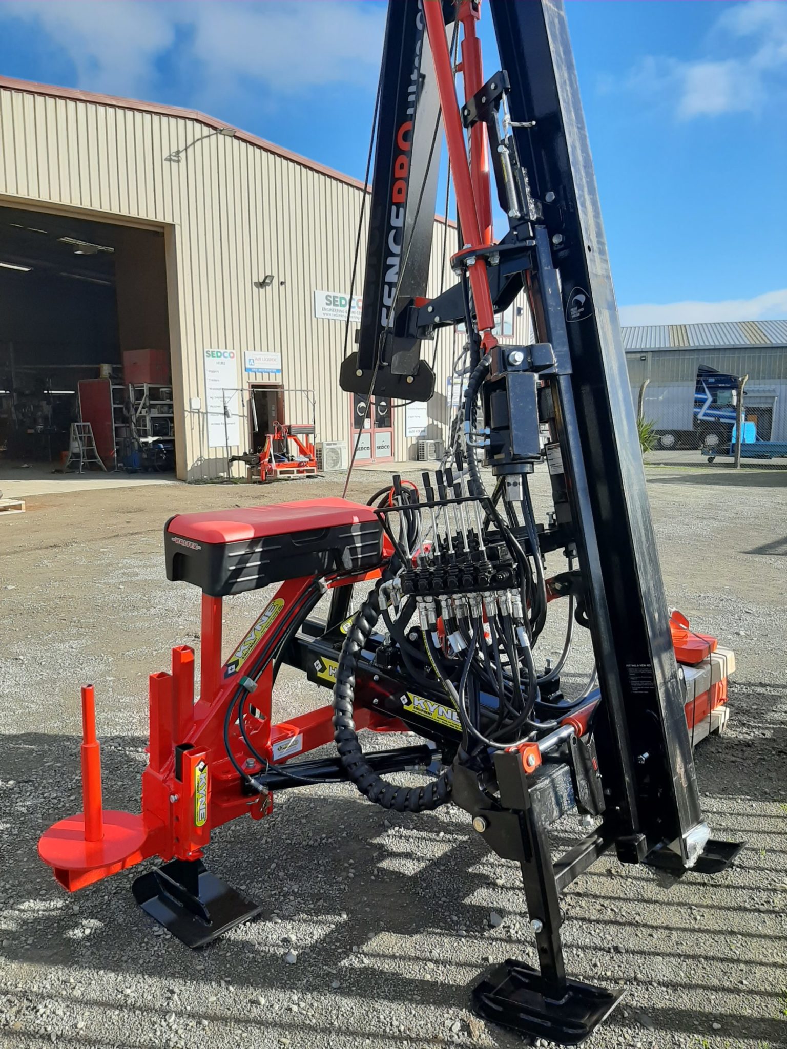 Super Duty Rotating Post Driver Base - Post Driver Base - Kyne Equipment