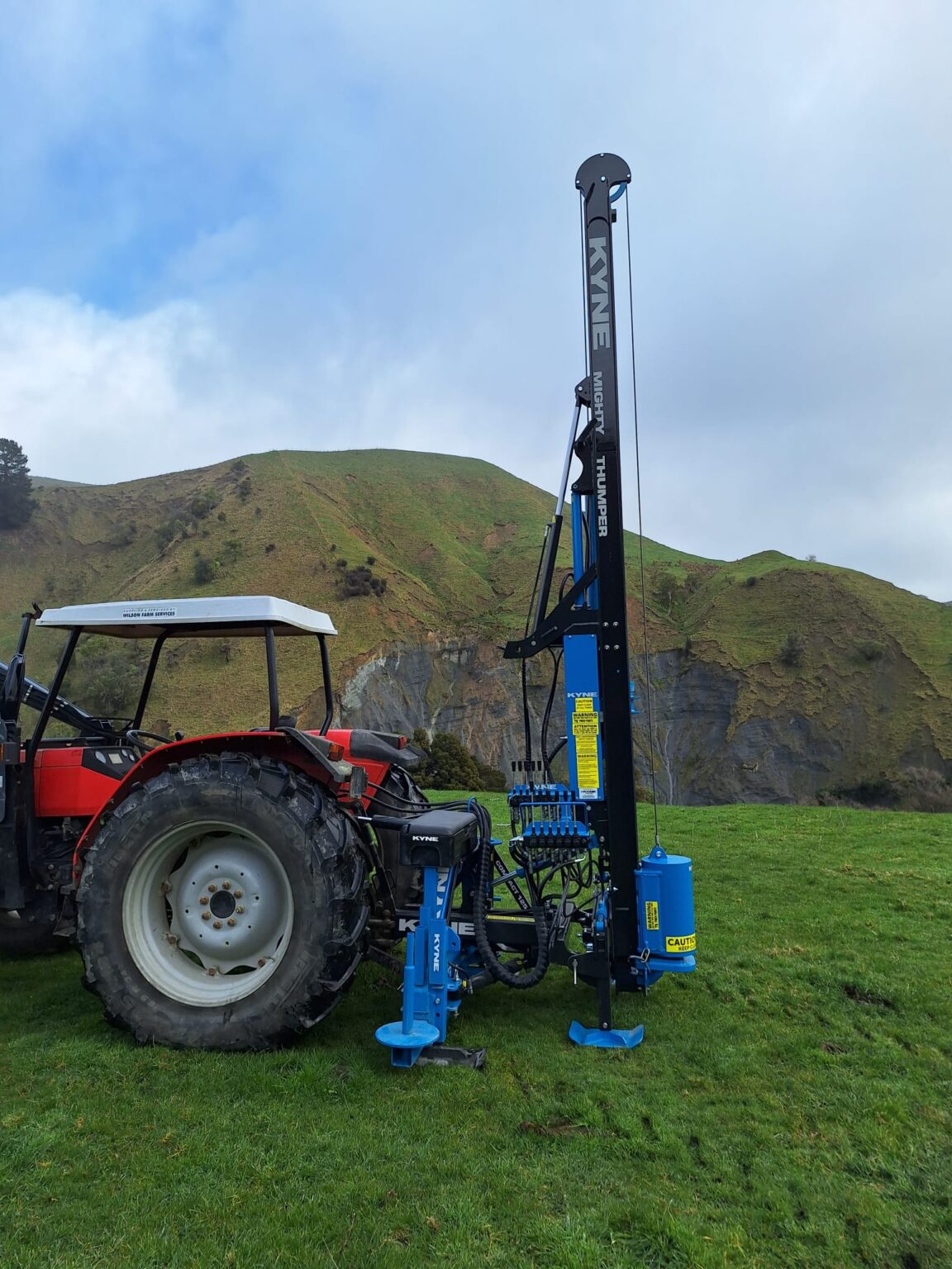 Kyne Folding Mast -Post Driver - Kyne Equipment - Fencing Equipment ...