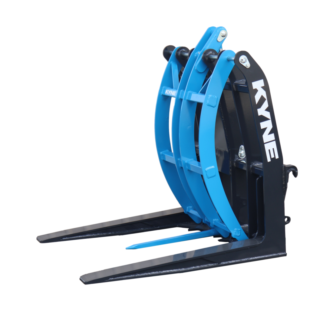 MEGA Grab Tractor Forks - Log Forks - Post Clamp- Kyne Equipment