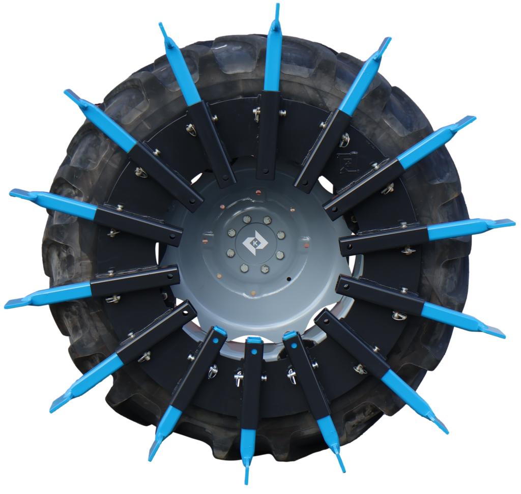 Adjustable Steel Spike Rear Dual Wheels - Tractor - Kyne Equipment