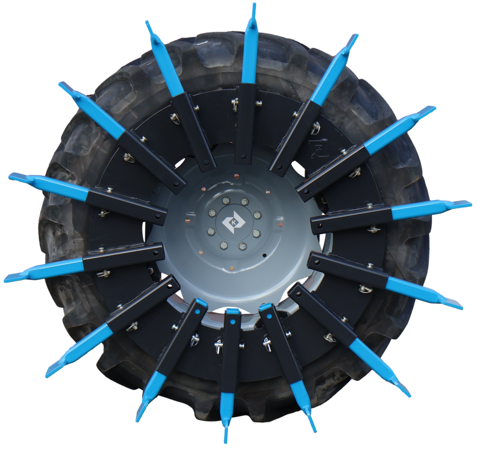 Adjustable Steel Spike Rear Dual Wheels - Tractor - Kyne Equipment